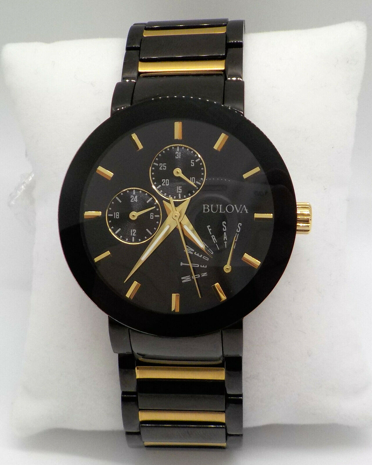 BULOVA MODERN BLACK DIAL MEN'S 45MM WATCH 98C124 $450.00 | WatchCharts
