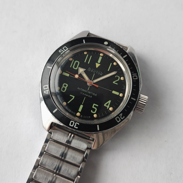 â ­ Watch Vostok SNIPER 2409A Amphibian 17 Jewels Vintage USSR Soviet ...