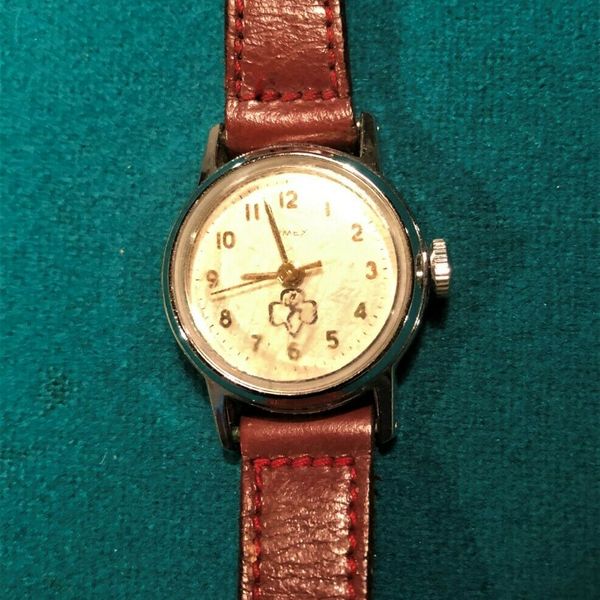 Vintage Timex Girl Scouts of America Brownie Watch Hand Wind | WatchCharts Marketplace