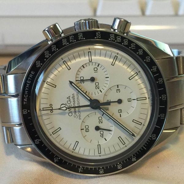 FSOT: Mint Omega Speedmaster Professional Moonwatch Italian Cream dial ...