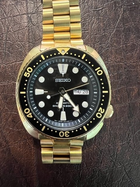Seiko SRPC44 Gold Turtle | WatchCharts Marketplace