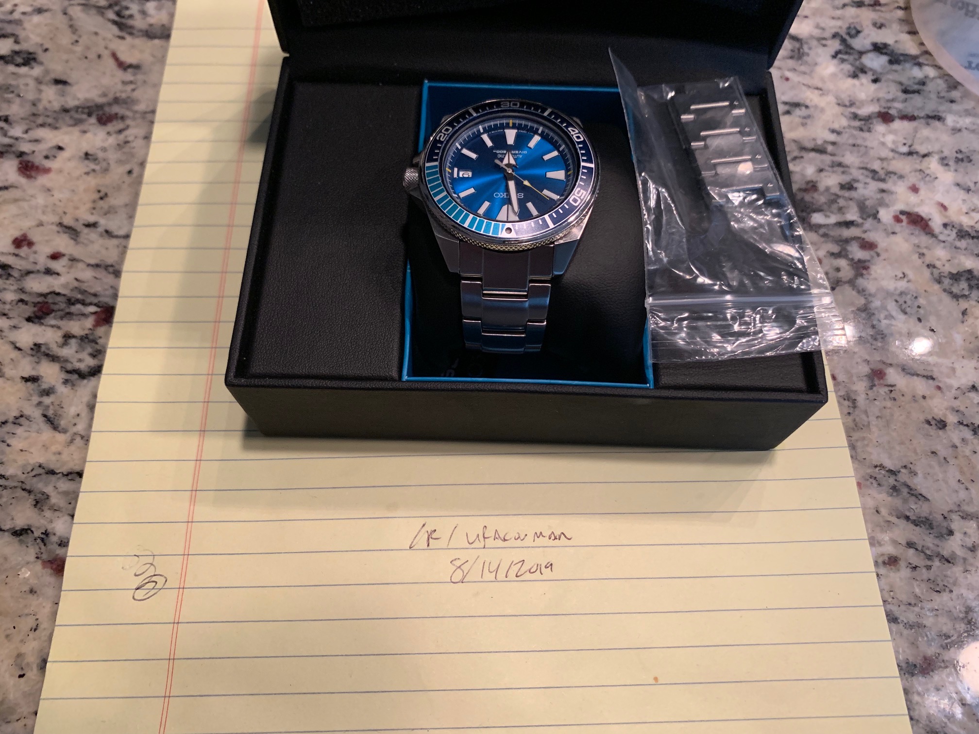 [WTS] Seiko Prospex Blue Lagoon Samurai SRPB09 - Limited Edition ...