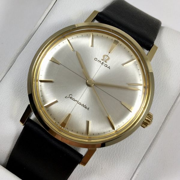 SOLD Minty Vintage Omega Seamaster - 14750-2 SC - Crosshair Dial ...