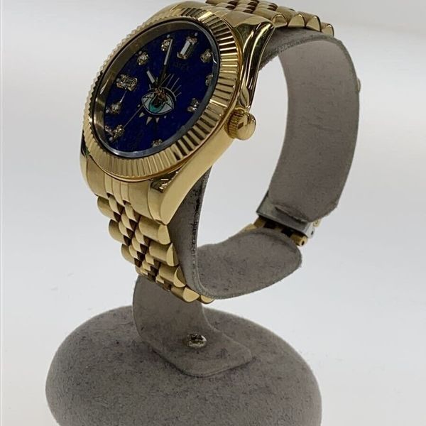 TIMEX Jacquie Aiche Evil Eye Quartz Men's Watch Blue Dial Analog From ...