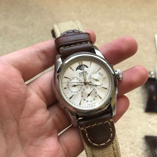 [WTS] Oris Men’s 7546 Moonphase Artelier Watch | WatchCharts Marketplace