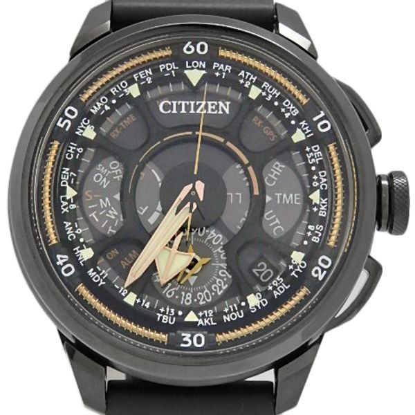 Citizen Satellite Wave Chronograph CC7005-16G GPS Satellite Radio Solar ...