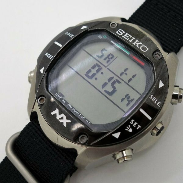 Seiko Marine Master Diving Computer watch NX SBDK001J STN009J titanium ...