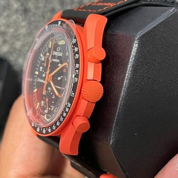 NEW Swatch x Omega Moonswatch Mission To Earth LAVA Watch - With Box ...