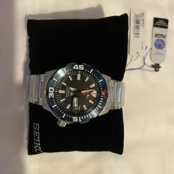 BRAND NEW Seiko Special Edition Monster Padi Prospec Blue Red SRPE27 ...