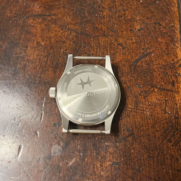 Hamilton Khaki Field Men's Black Watch with Green Nylon Band ...