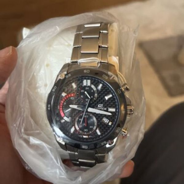 Casio Edifice WR100M EFR557 Menâ s Watch | WatchCharts Marketplace