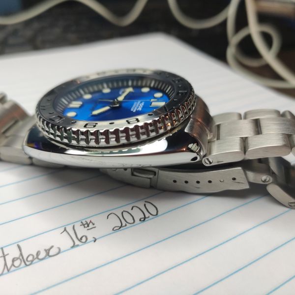 [WTS] Seiko Turtle Mod, Custom Mirror-Polished Case + Course-Grain ...