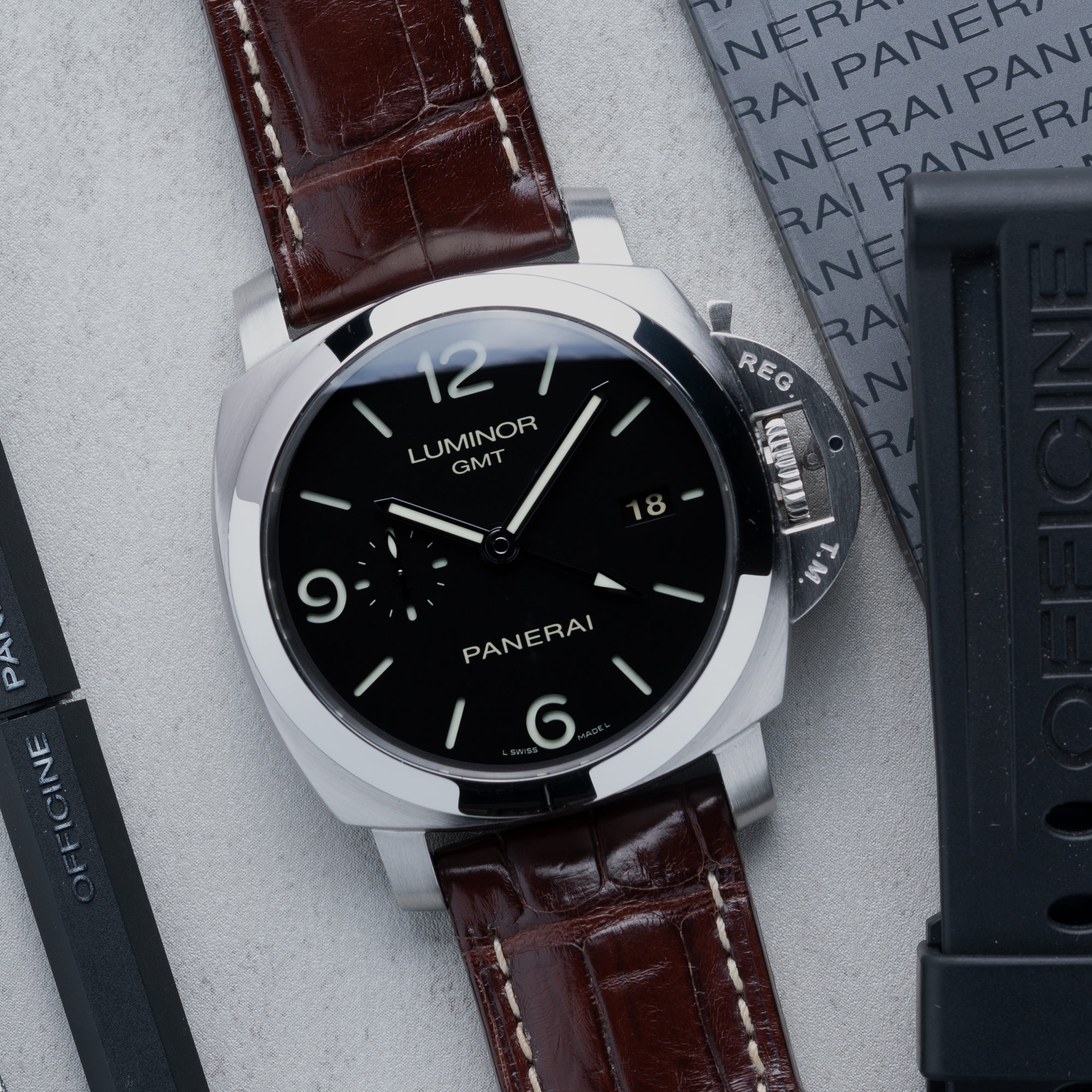 [WTS] 2011 Panerai Luminor GMT 1950 Ref. PAM00320 with Box & Papers ...