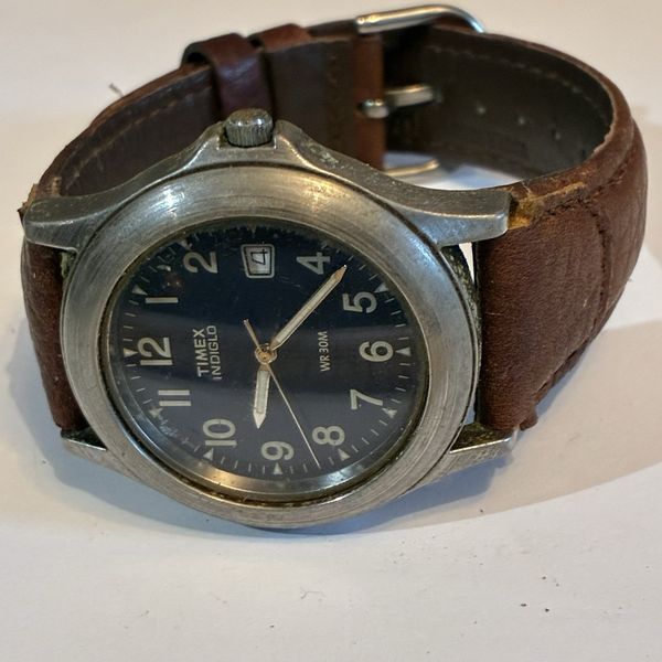 Timex Indiglo Blue Face Mens Quartz Running Watch | WatchCharts Marketplace