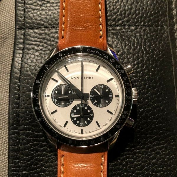Dan Henry 1962 Racing Chronograph Watch Panda Dial Nina Rindt Paul ...