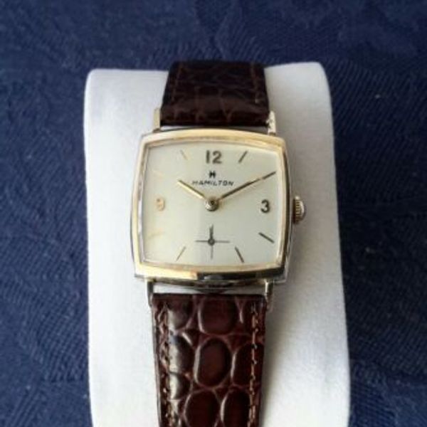 Hamilton 'Talbot' Manual G/P Watch, Calibre 731, 17 Jewel. New Strap ...