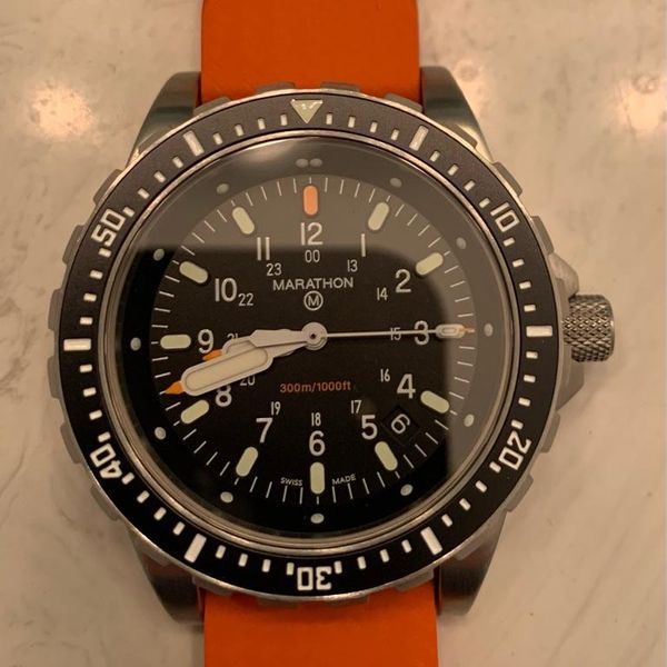 FS: Like New Marathon JSAR on Marathon rubber strap | WatchCharts ...