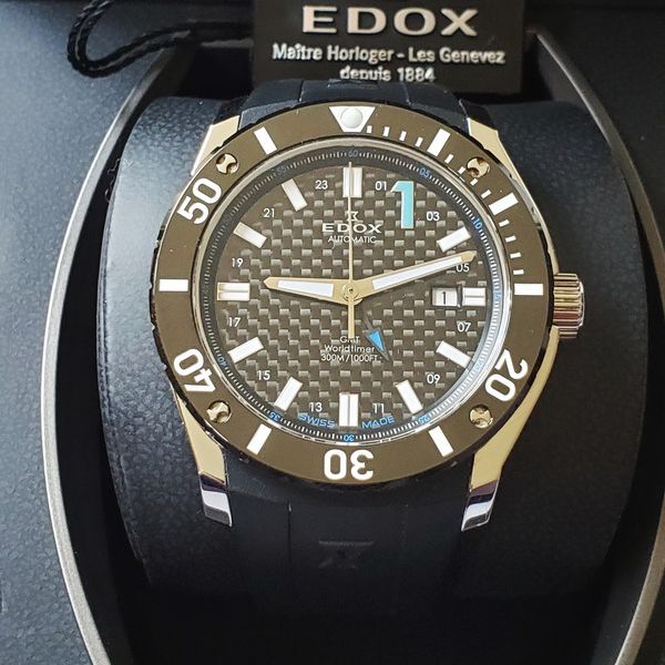 FS: Edox Class 1 GMT Diver with ceramic bezel | WatchCharts Marketplace
