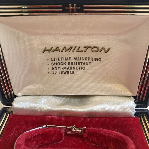 Hamilton Vintage Watch 17 Jewel 10k RGP Bezel Womenâ s Needs Battery ...