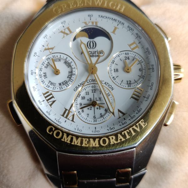 FS: Vintage ACCURIST LONDON GREENWICH COMMEMORATIVE - GRAND ...