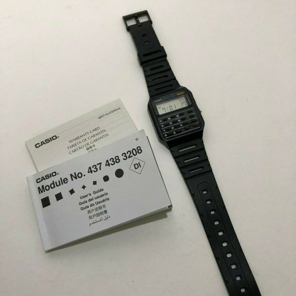 Vintage Casio Calculator Watch CA-53W Module 3208 | WatchCharts Marketplace