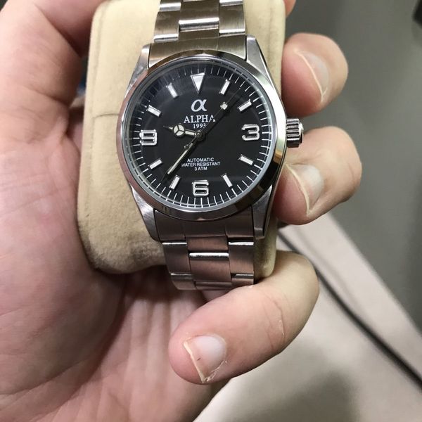 F:S Alpha Explorer Black dial auto | WatchCharts Marketplace