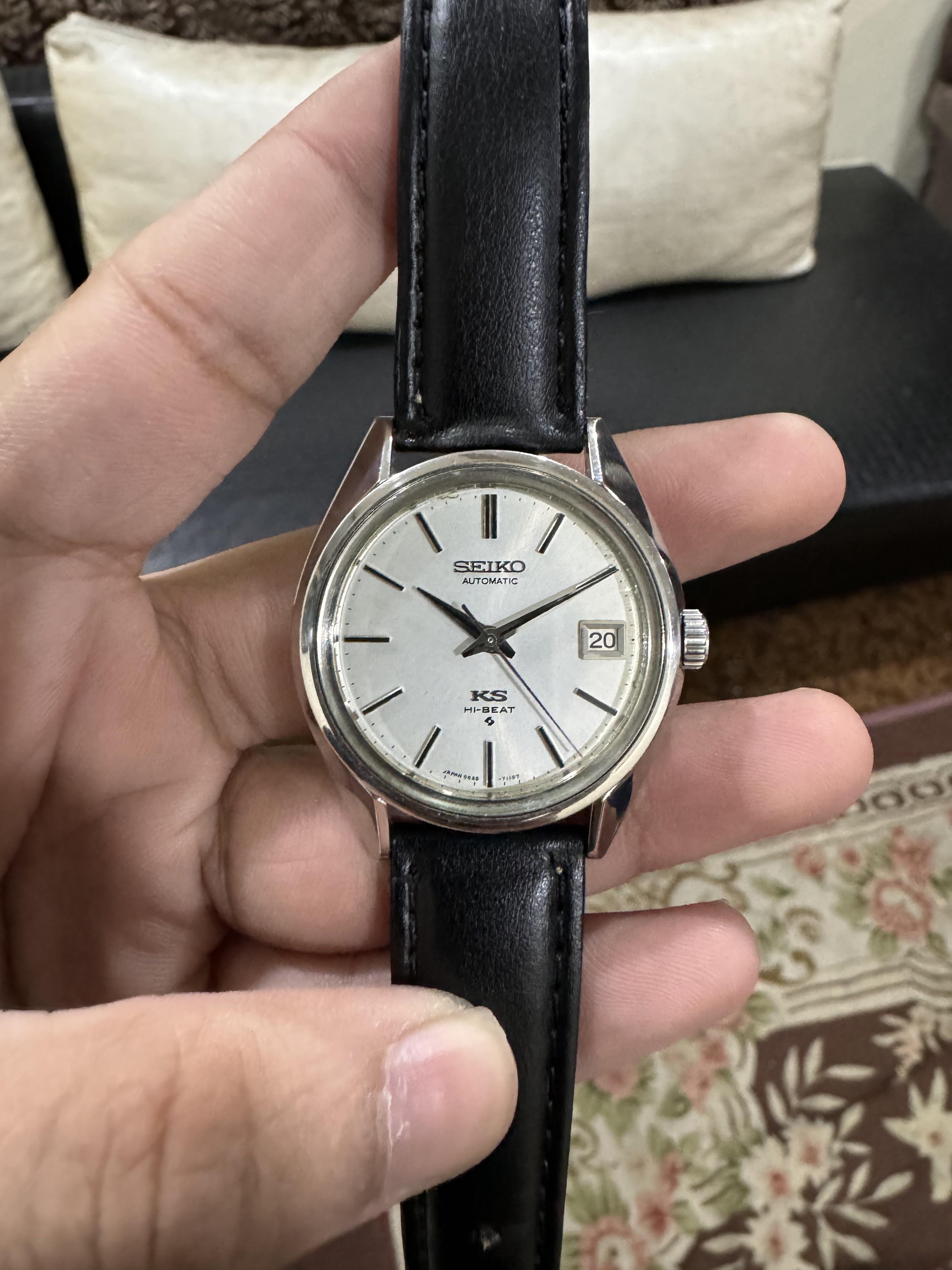 [WTS] Seiko King Seiko 5625-7110 Vintage Hi-Beat Overhaul SS Automatic Date Mens Watch For Sale ...