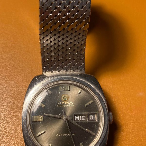 [WTS] vintage Cyma Navystar automatic | WatchCharts Marketplace