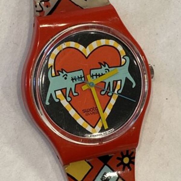Retro Swatch Swiss Watch ,AG 1993, Excellent , Working With New Battery ...