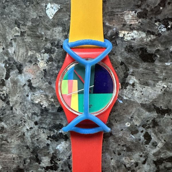 Swatch Watch McSwatch LR 105 With Guard Ladies Vintage1985 Works ...
