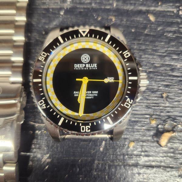 DEEP BLUE Watches RALLY DIVER 1000 | WatchCharts Marketplace