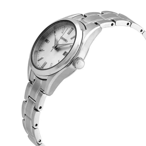 Seiko Ladies Essentials Quartz Silver Dial Watch - SUR633P1 NEW ...