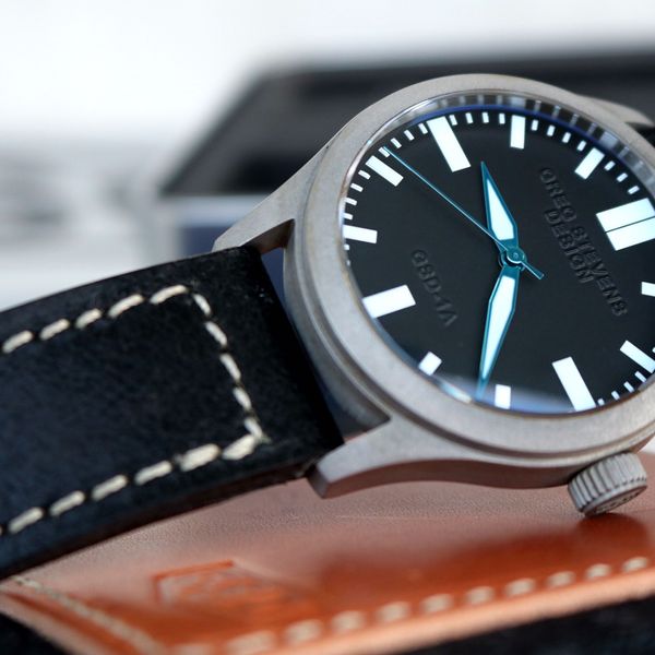 FS GSD Pilot Watch Acid Wash case. $525 Greg Stevens Design | WatchCharts