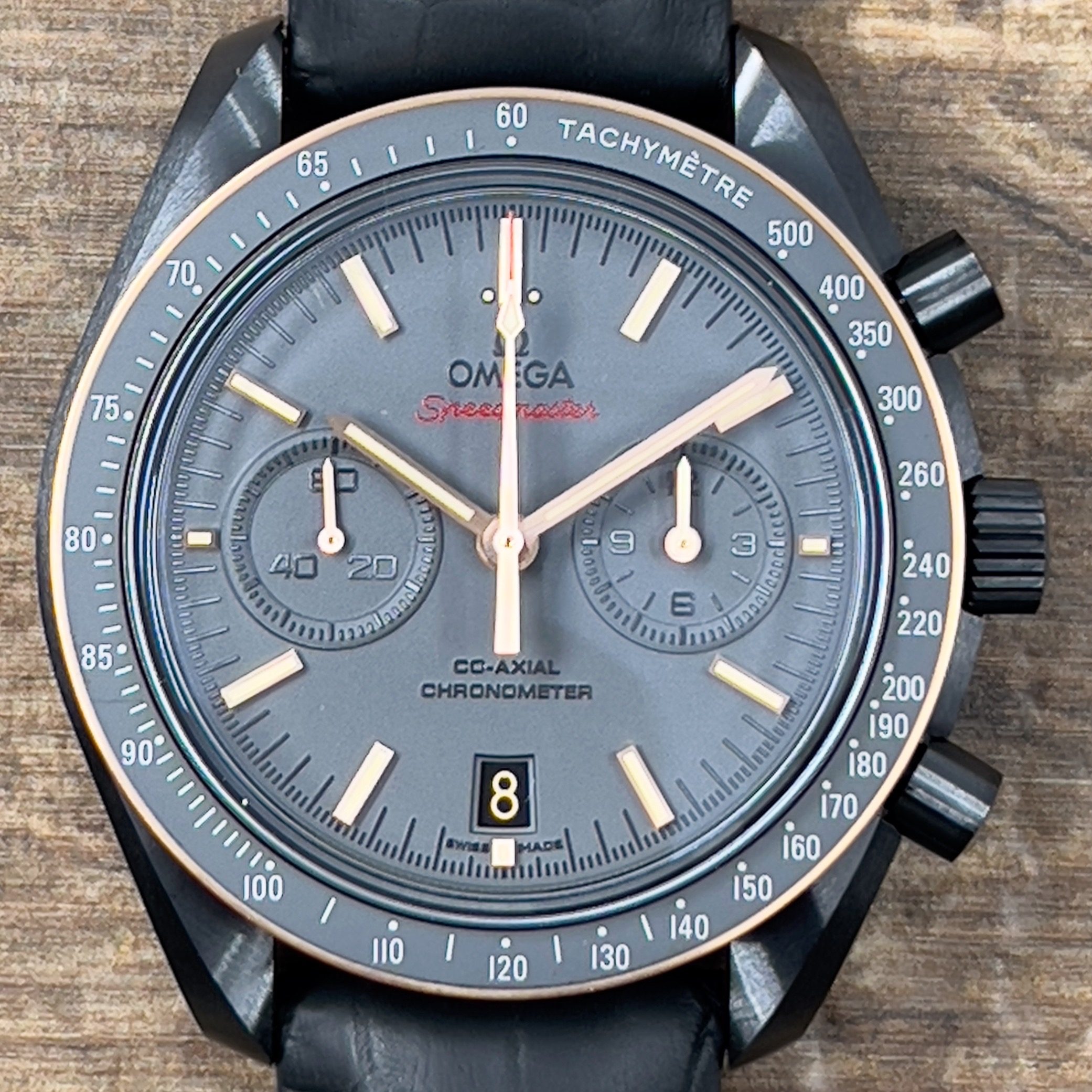FS: OMEGA Speedmaster Dark Side of the Moon Sedna Black Co-Axial ...