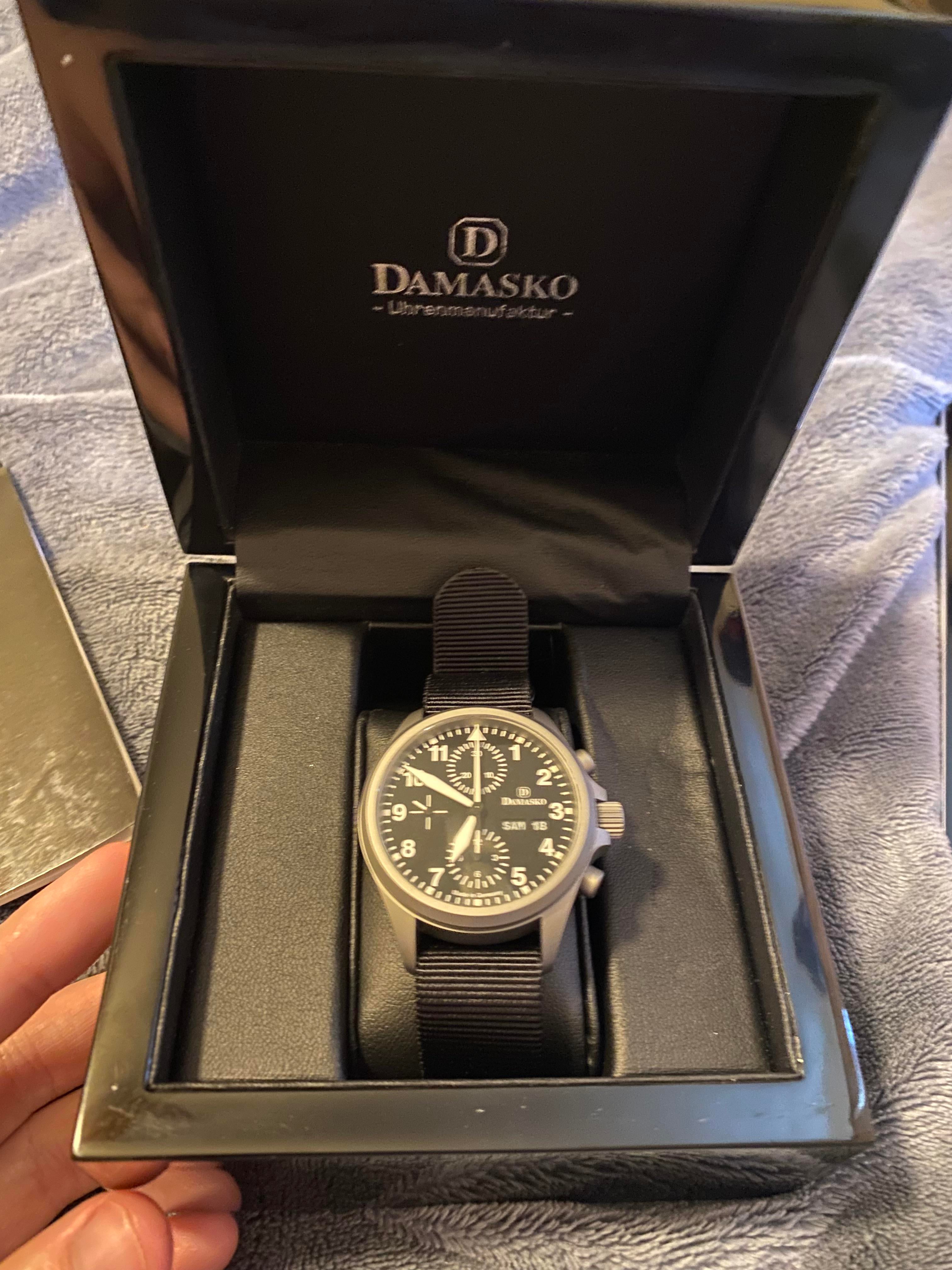 [WTS] Damasko DC56 automatic chronograph | WatchCharts Marketplace