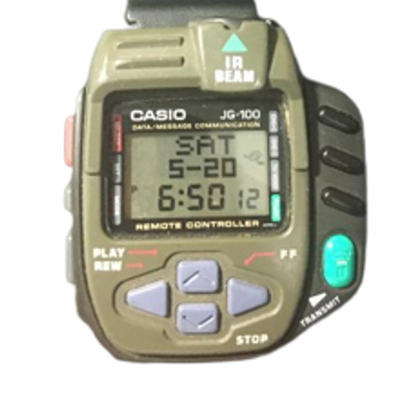 Casio JG-100 Super Optical Communication Watch Cyber Cross Quartz Very ...