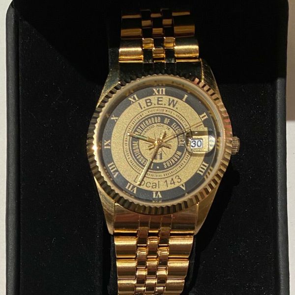 IBEW Men's Wrist Watch in original box. Like new/ never worn. Has date ...
