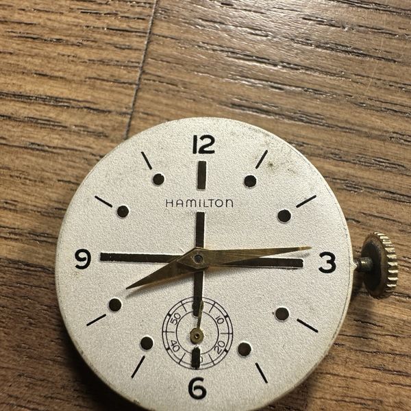 Vintage Men's Hamilton Watch 17 Jewels 987a Runs Unmarked Case ...