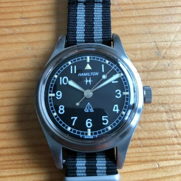 Vintage Hamilton Tropicalized British Military General Service Watch ...