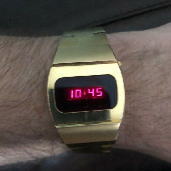 Hamilton 865 QED LED Wristwatch Working Digital 1970s Watch in GREAT ...