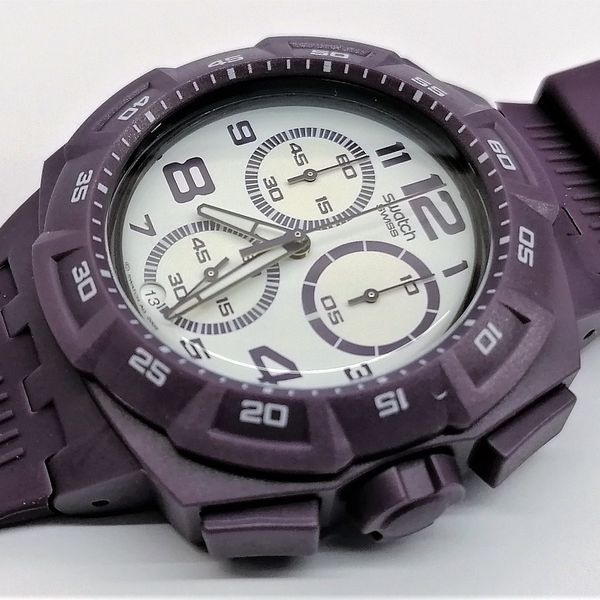 Swatch Chrono 2010 - SUIV400 - Purple Funk - (diametro 42 mm) - Nuovo ...