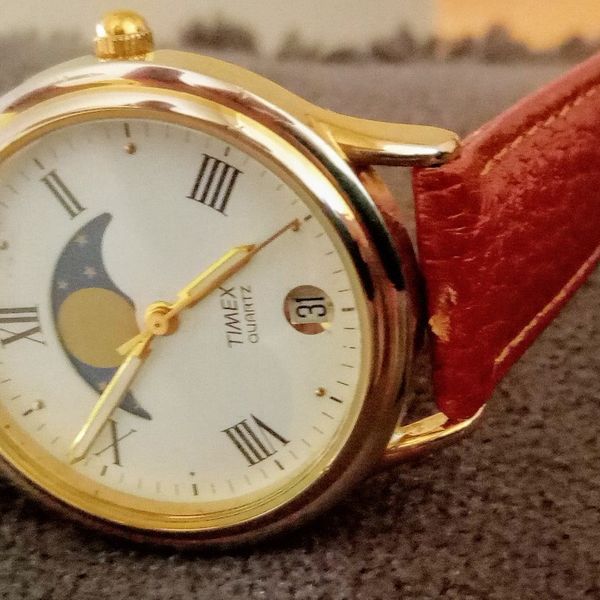 Timex vintage moon phase watch | WatchCharts Marketplace