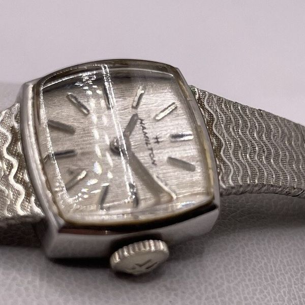 Hamilton Vintage Mechanical Wind-Up Watch with 10k RGP Bezel Beautiful ...