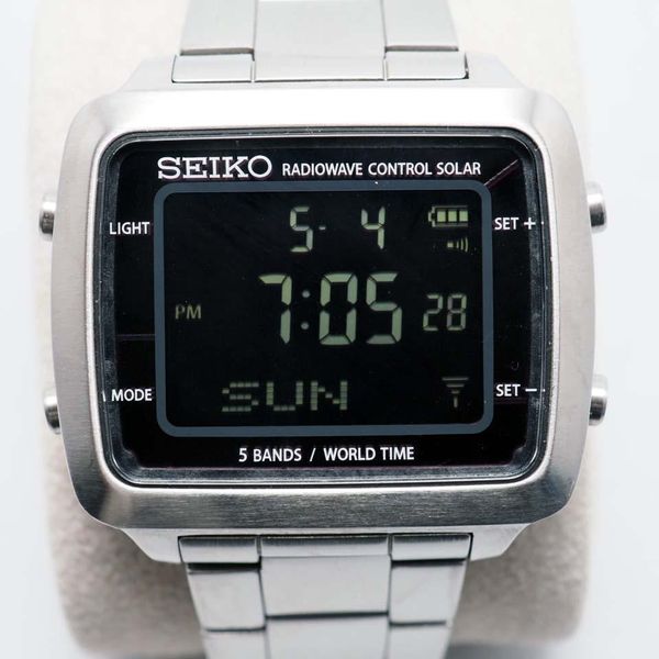 Seiko Solar Radio Spirit S760-0AB0 Quartz Day/Date Chronograph Men's ...