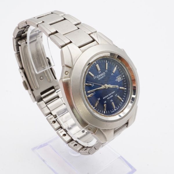 Casio MTP-3050 Watch Mens Stainless Steel Date Water Resistant 10 Year ...