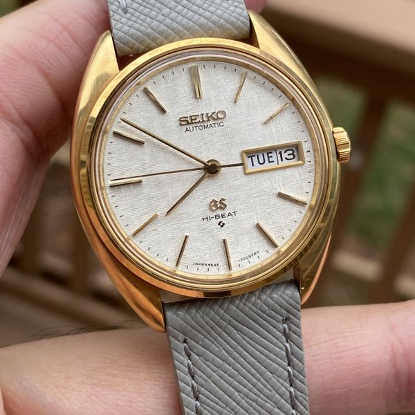 Grand Seiko. 18K Solid Gold. High Beat. Linen Dial. ???? | WatchCharts ...