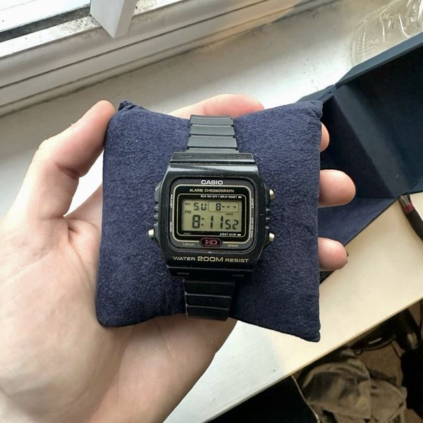 Vintage Mens Casio 690 DW 270 Watch Water 200M Resist Black Working ...