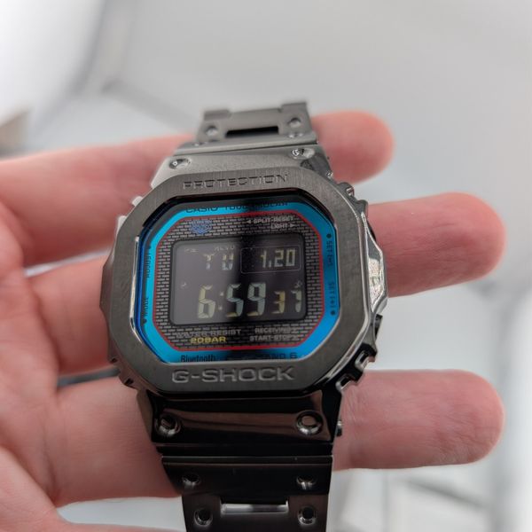Casio G-SHOCK GMW-B5000BPC 'Polychromatic' Solar Bluetooth MB6 - Full ...