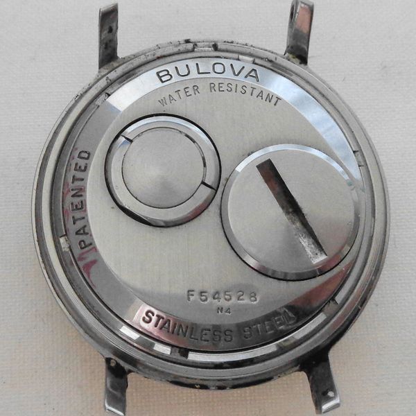 Vintage 1974 Bulova Accutron Wristwatch 214 Railroad Approved for Parts ...