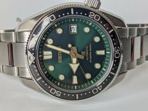 Seiko Prospex 1968 Reissue Green Men's Automatic Watch SPB105 Diver's ...